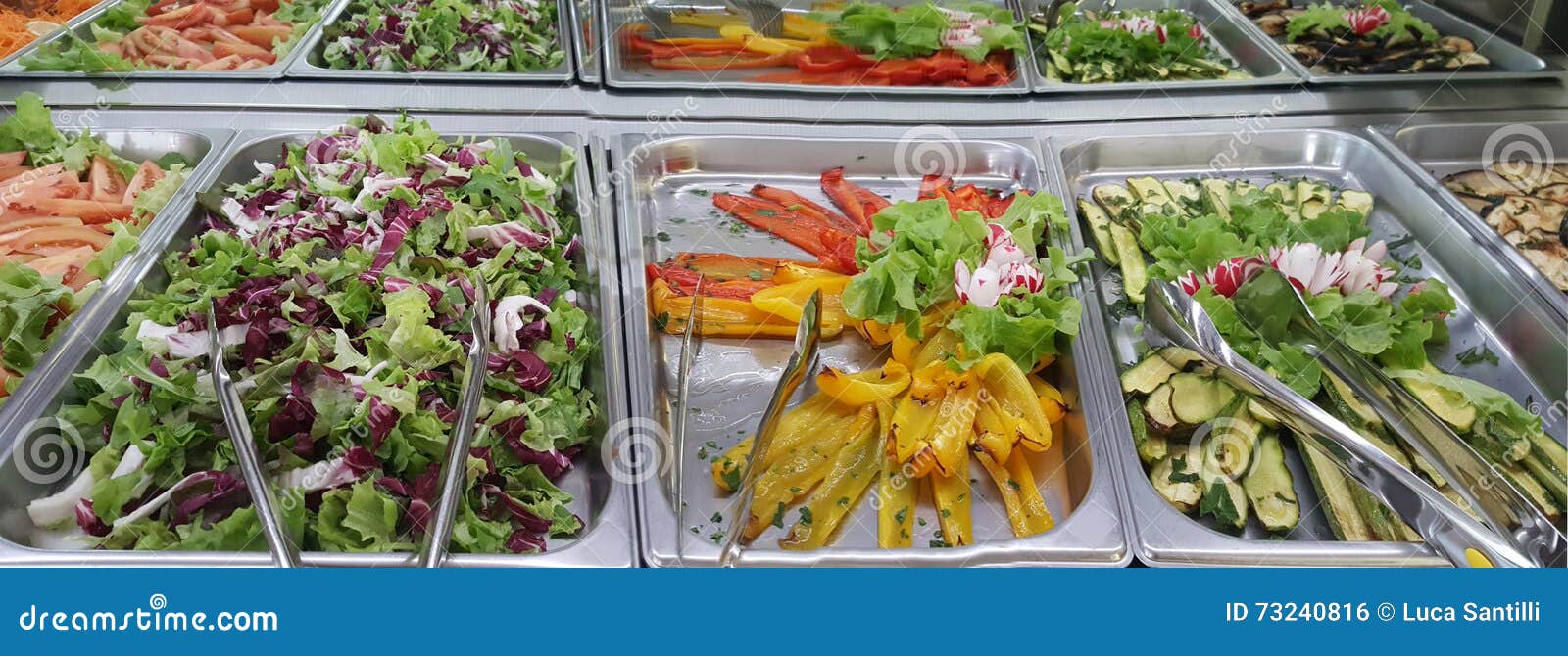 Colored and Mixed Vegetable Buffet Stock Photo - Image of buffet ...