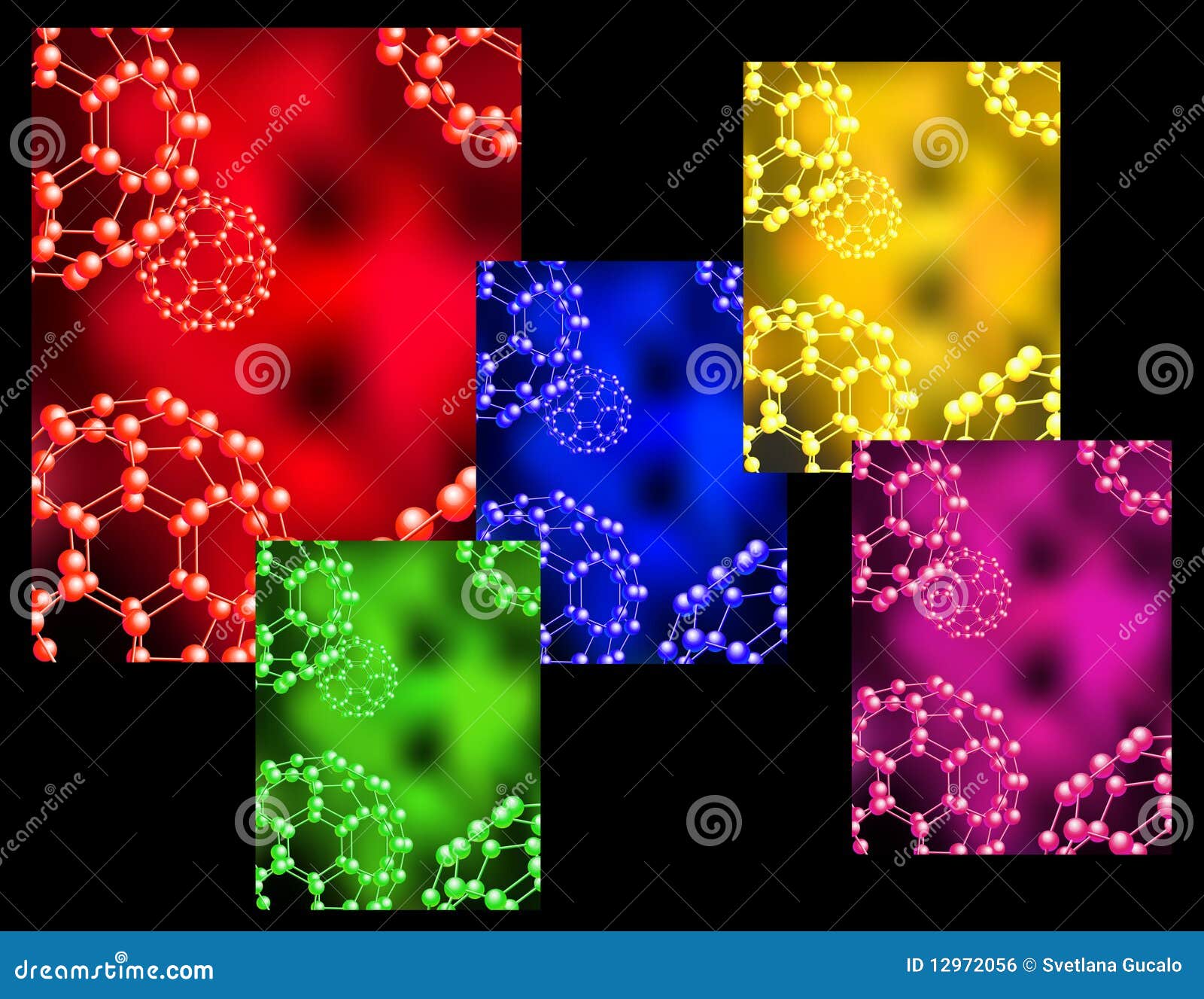 Colored Molecule Background Stock Illustrations – 2,976 Colored ...