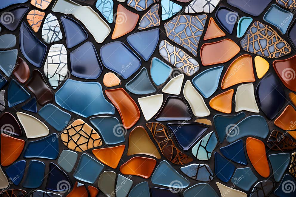 Colored Mosaic Tile Pattern, Desktop Background. Background for Web ...