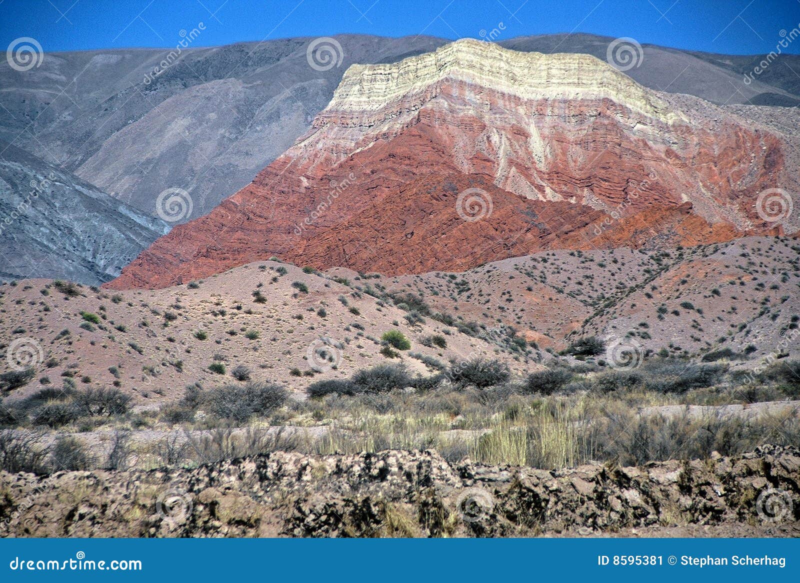 Colored Mountain,Salta,Argentina Stock Image - Image of south, america ...