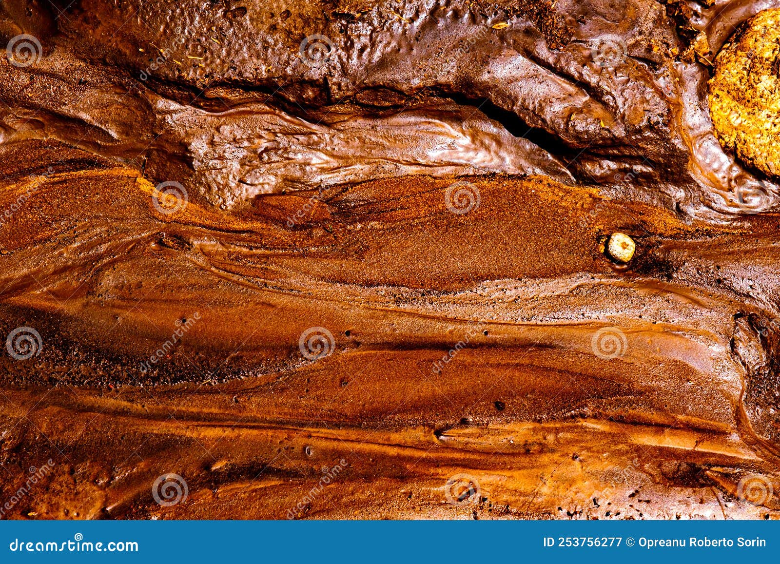 Colored mud river stock image. Image of background, ecosystem - 253756277