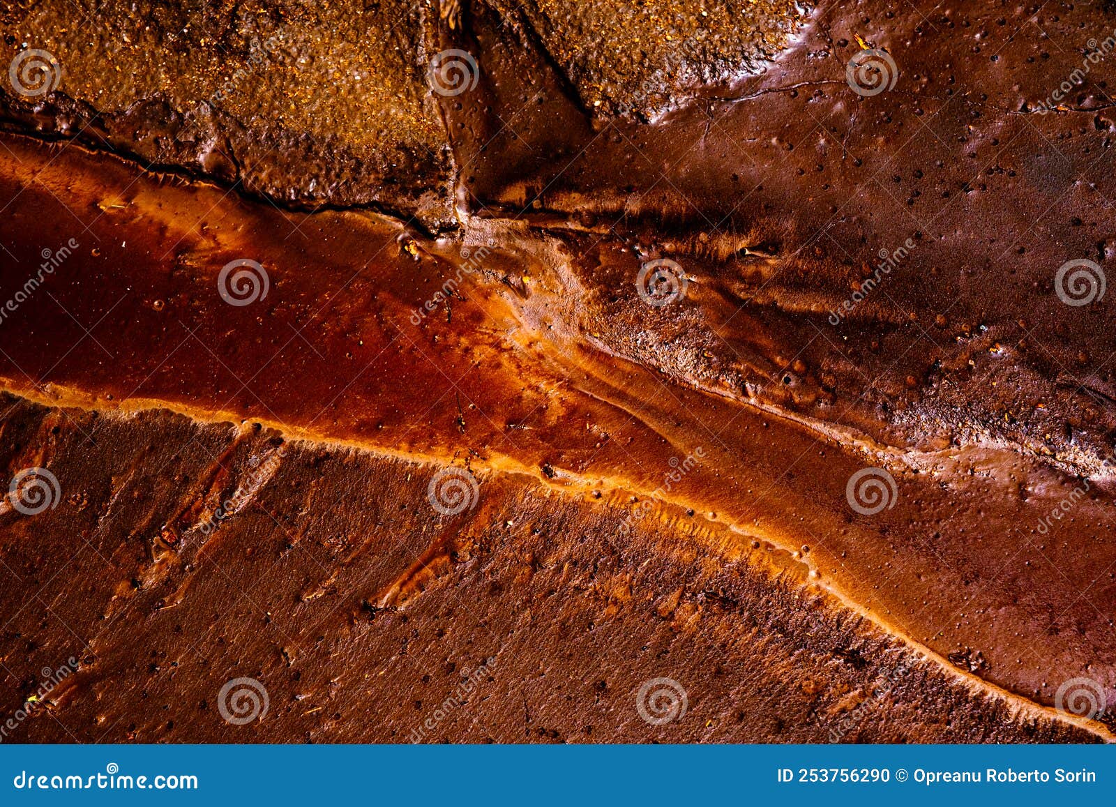 Colored mud river stock photo. Image of dirt, color - 253756290