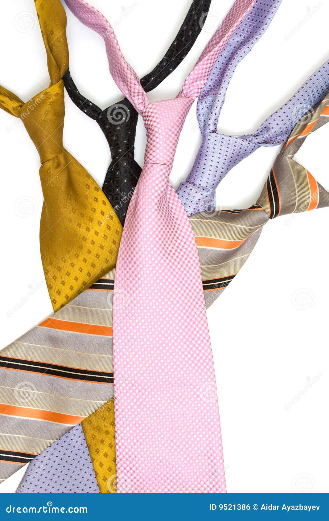 Colored neck ties stock photo. Image of neck, knot, accessories - 9521386