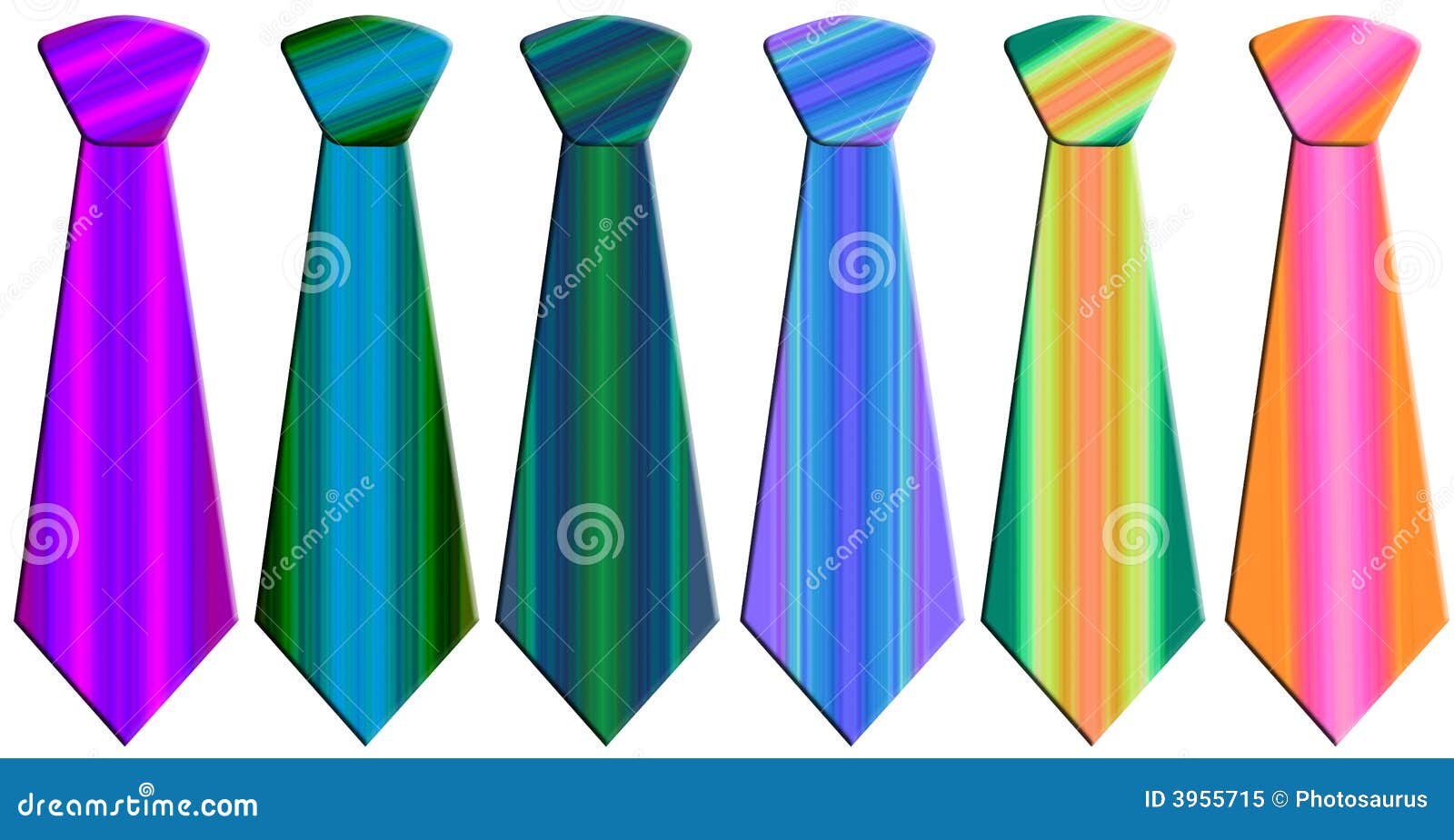 Colored neckties stock illustration. Illustration of craftsmanship ...
