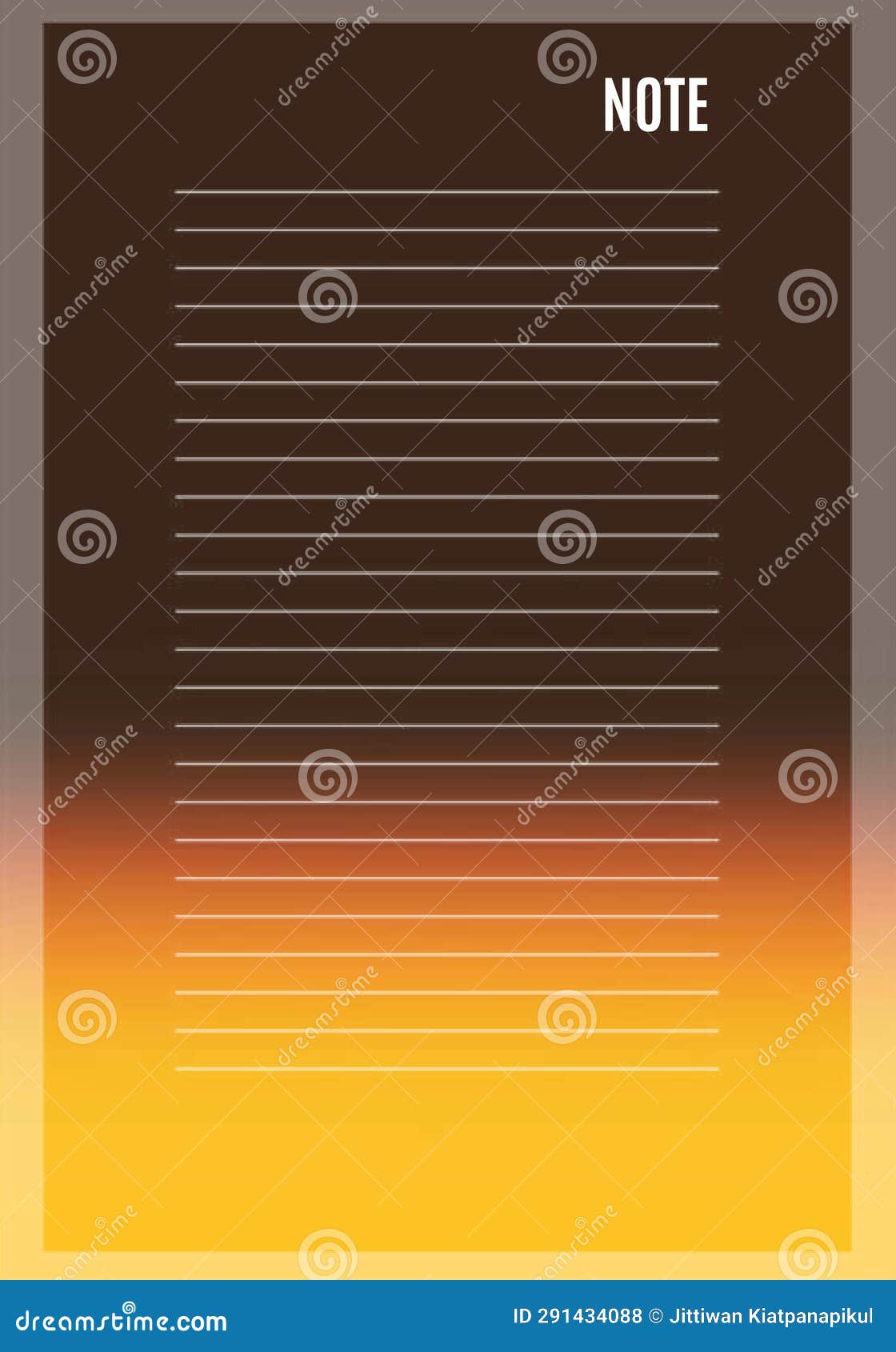 Colored Note Lined Writing Paper Template Graphic Design Background ...