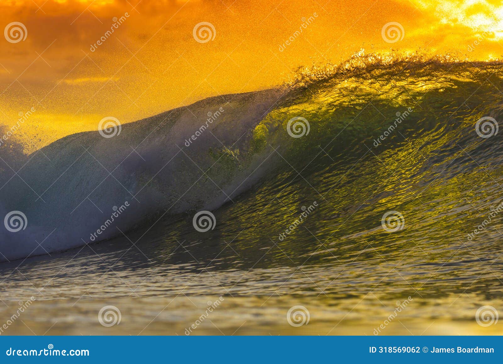 Colored Ocean Wave stock photo. Image of tropical, climate - 318569062