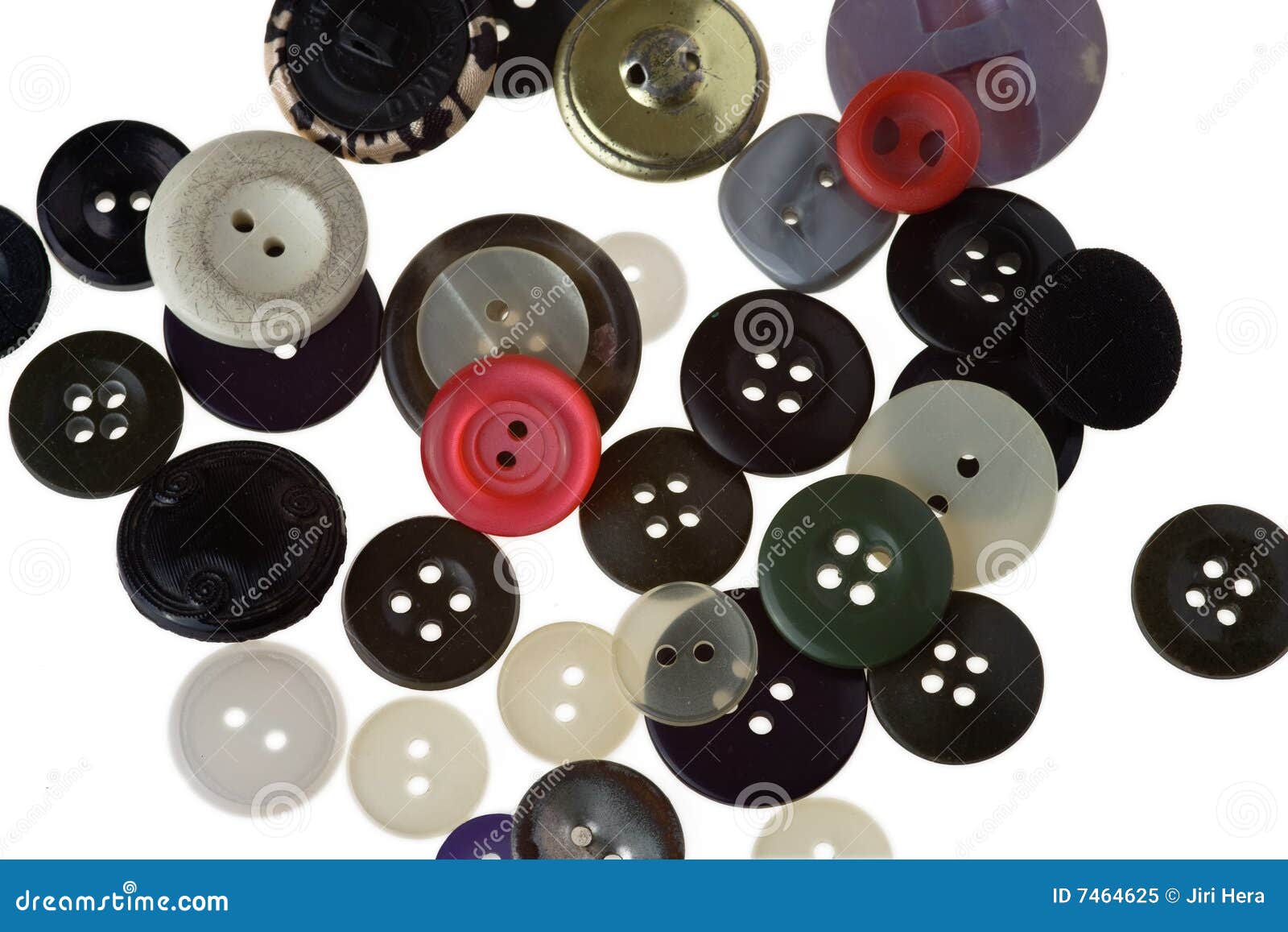 Colored old buttons stock image. Image of isolated, repair - 7464625