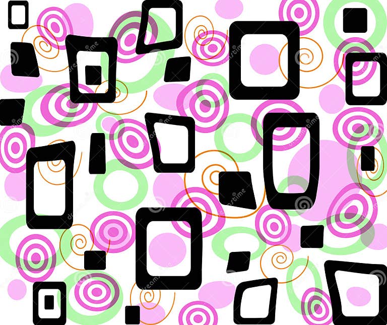 Colored op-art stock illustration. Illustration of design - 2500320