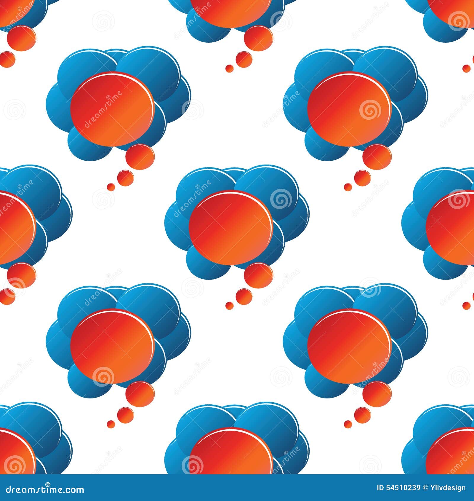 Colored opinion pattern stock vector. Illustration of personal - 54510239