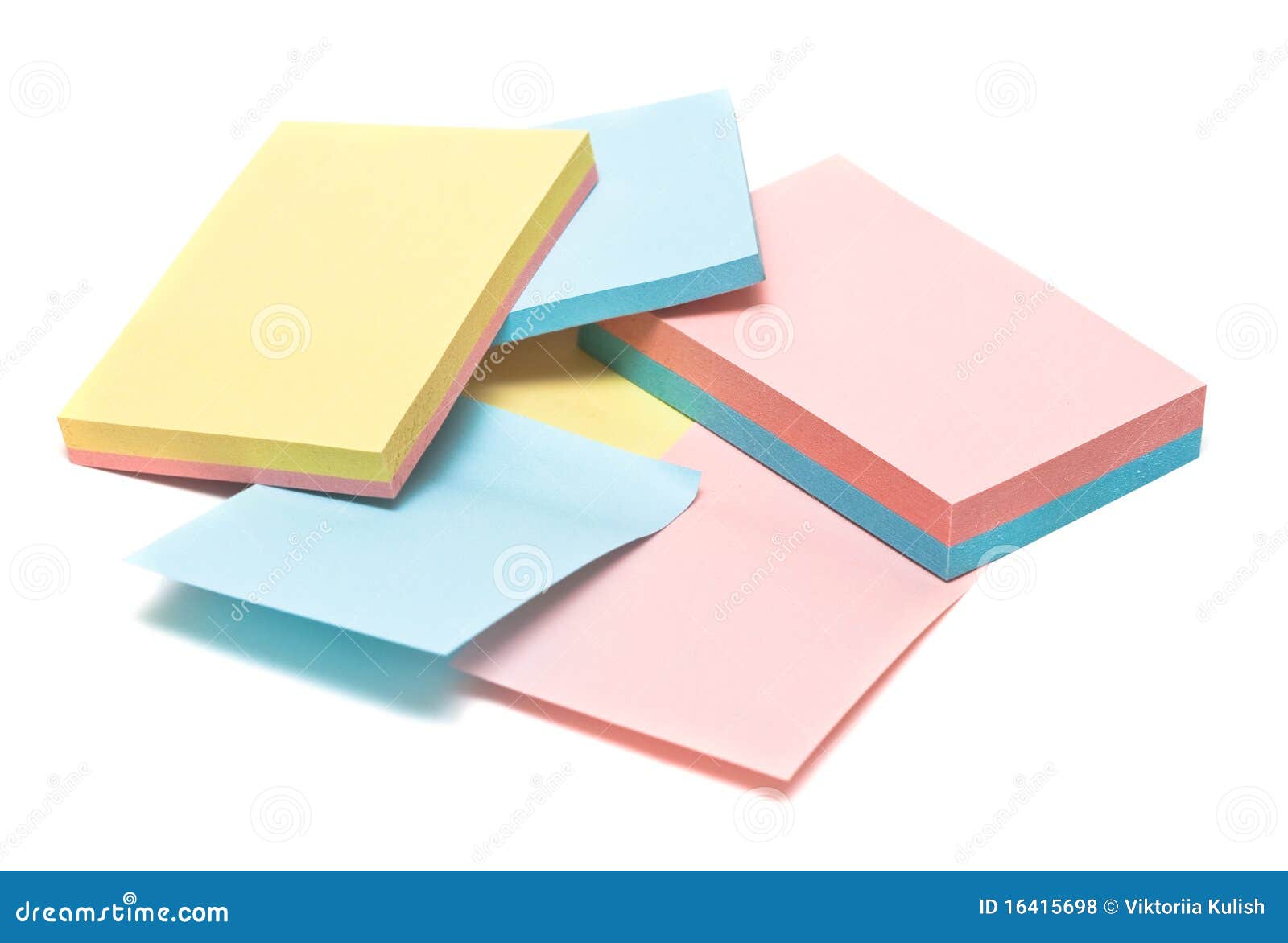 Colored pages of notebook stock photo. Image of notepad - 16415698