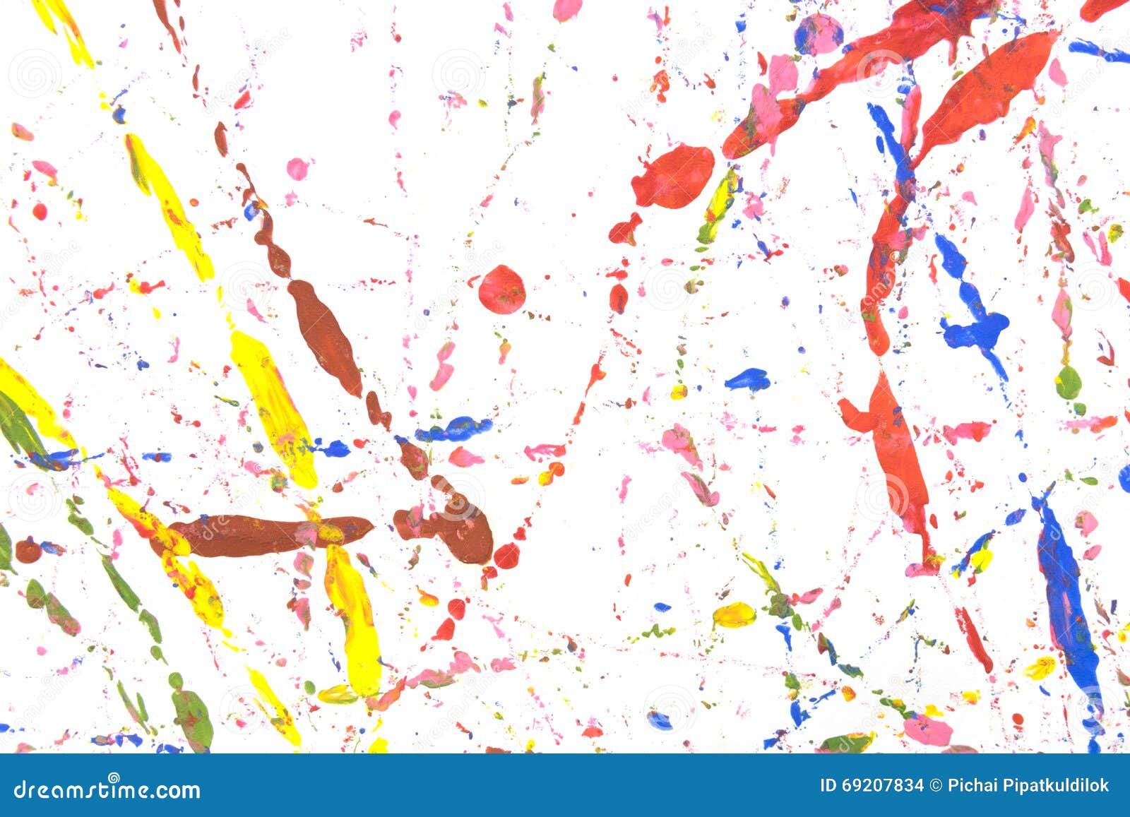 Colored paint splash stock photo. Image of drip, spraying - 69207834