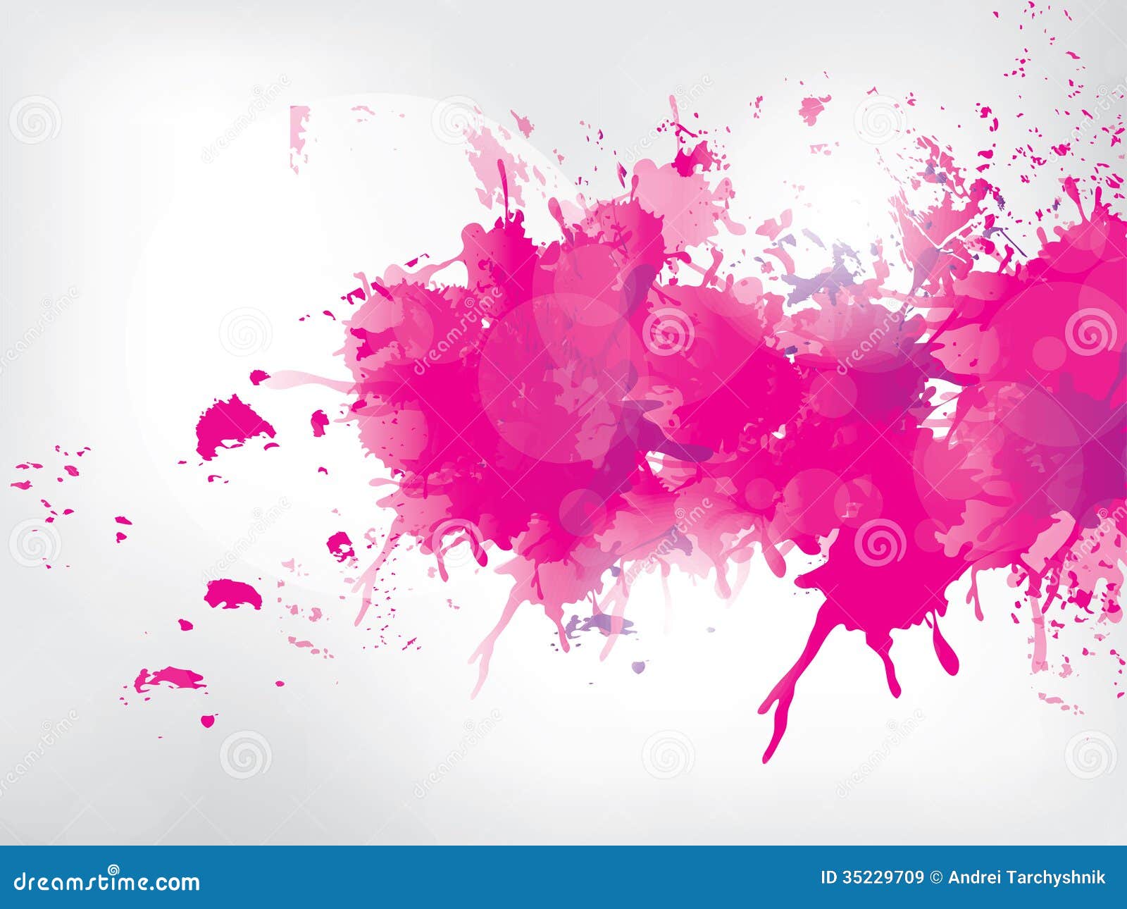 Colored Paint Splashes on Abstract Background Stock Vector ...