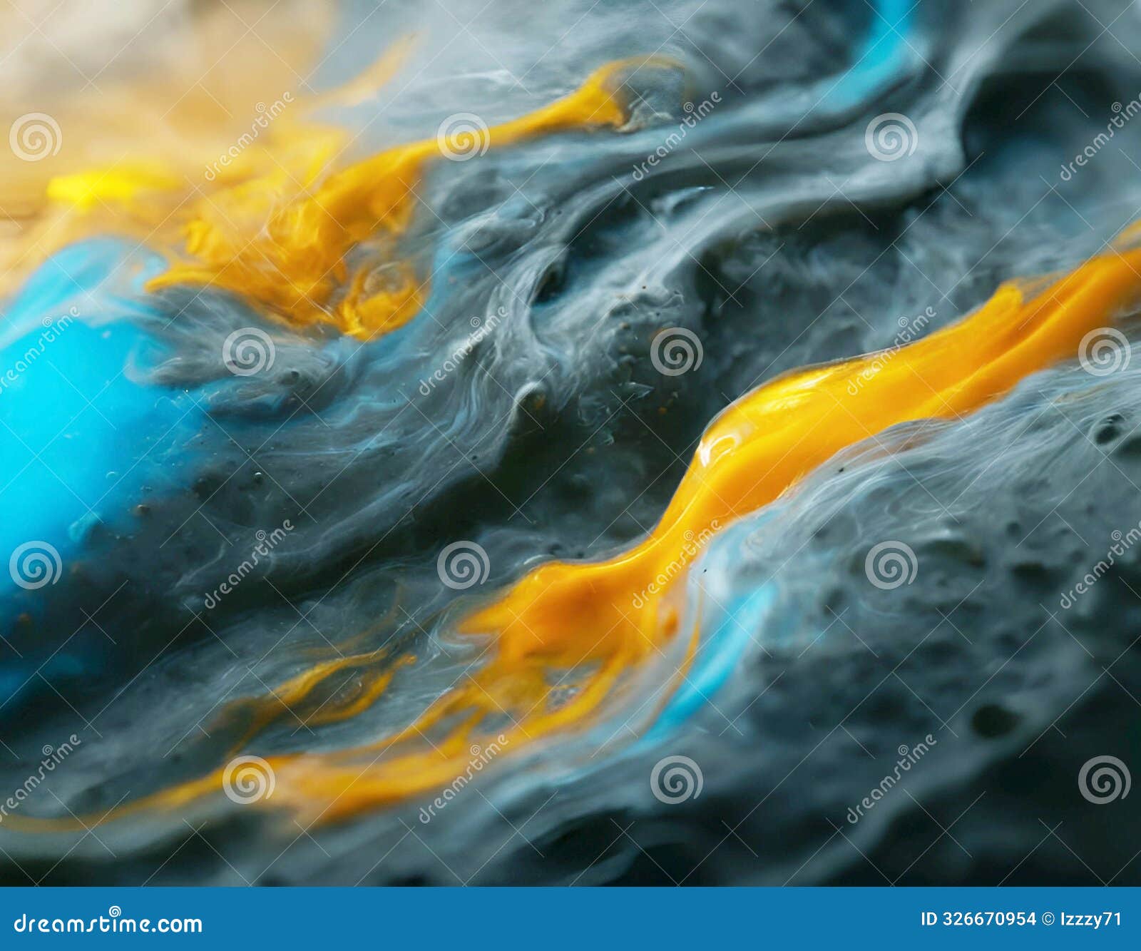 Colored Paint Splashes Background. Liquid Colours Blending Stock ...
