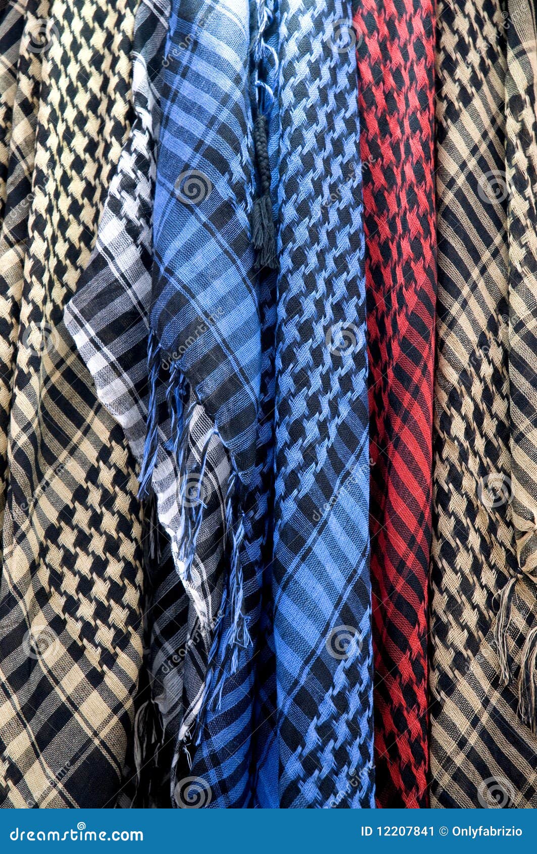 Colored Palestinian Keffiyeh Stock Image - Image of kefiah, scarf: 12207841