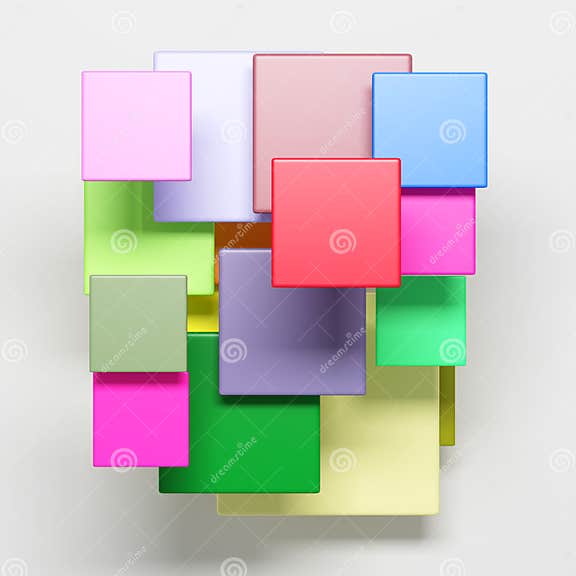 Colored panels stock illustration. Illustration of color - 51877949