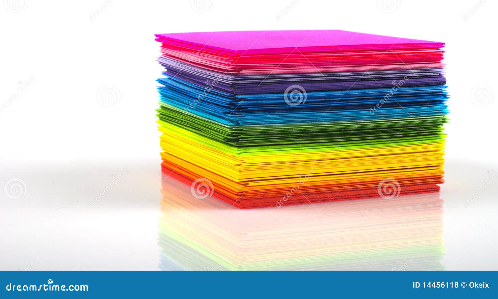 Colored paper stock photo. Image of printing, paintings - 14456118