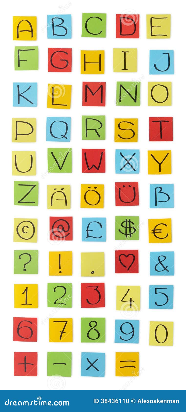Colored paper alphabet. stock photo. Image of creativity - 38436110