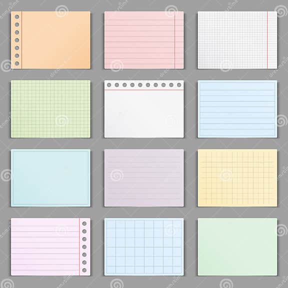 Colored Paper stock vector. Illustration of color, line - 45873695