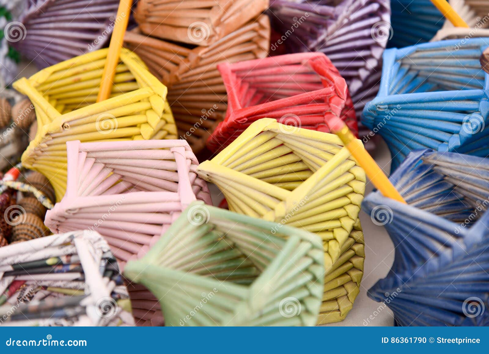 Colored paper objects stock photo. Image of isolated - 86361790