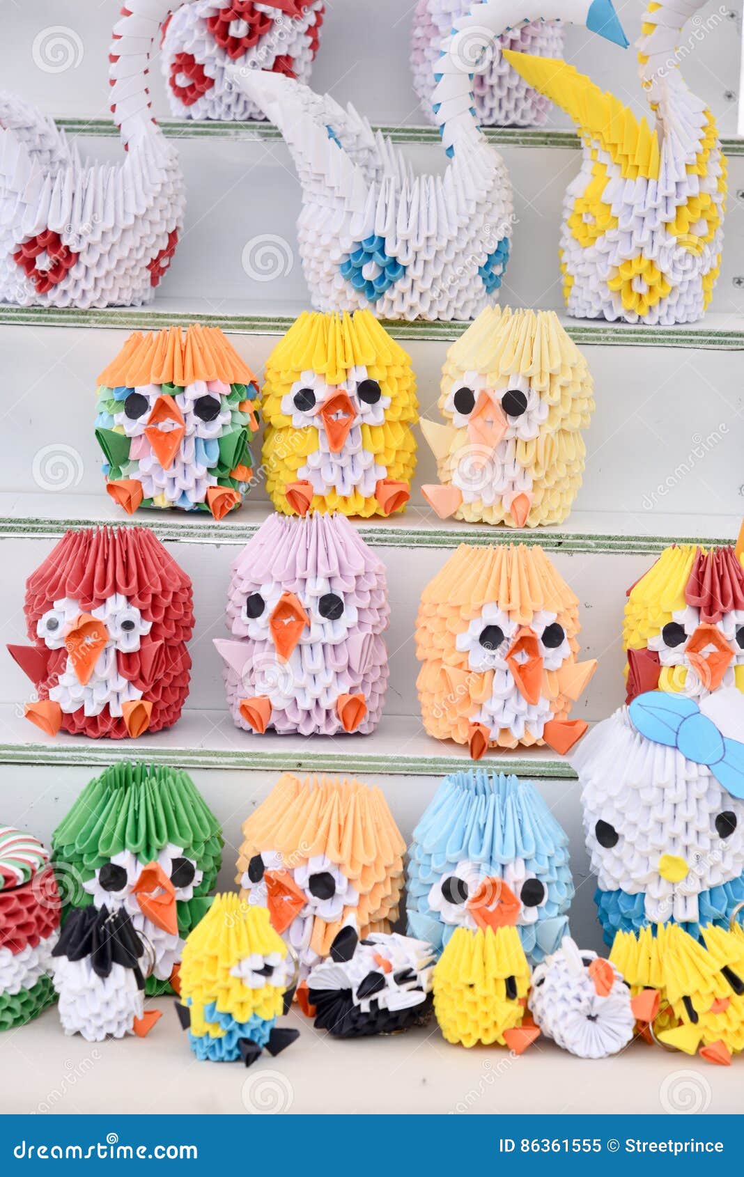 Colored paper owls stock image. Image of education, business - 86361555