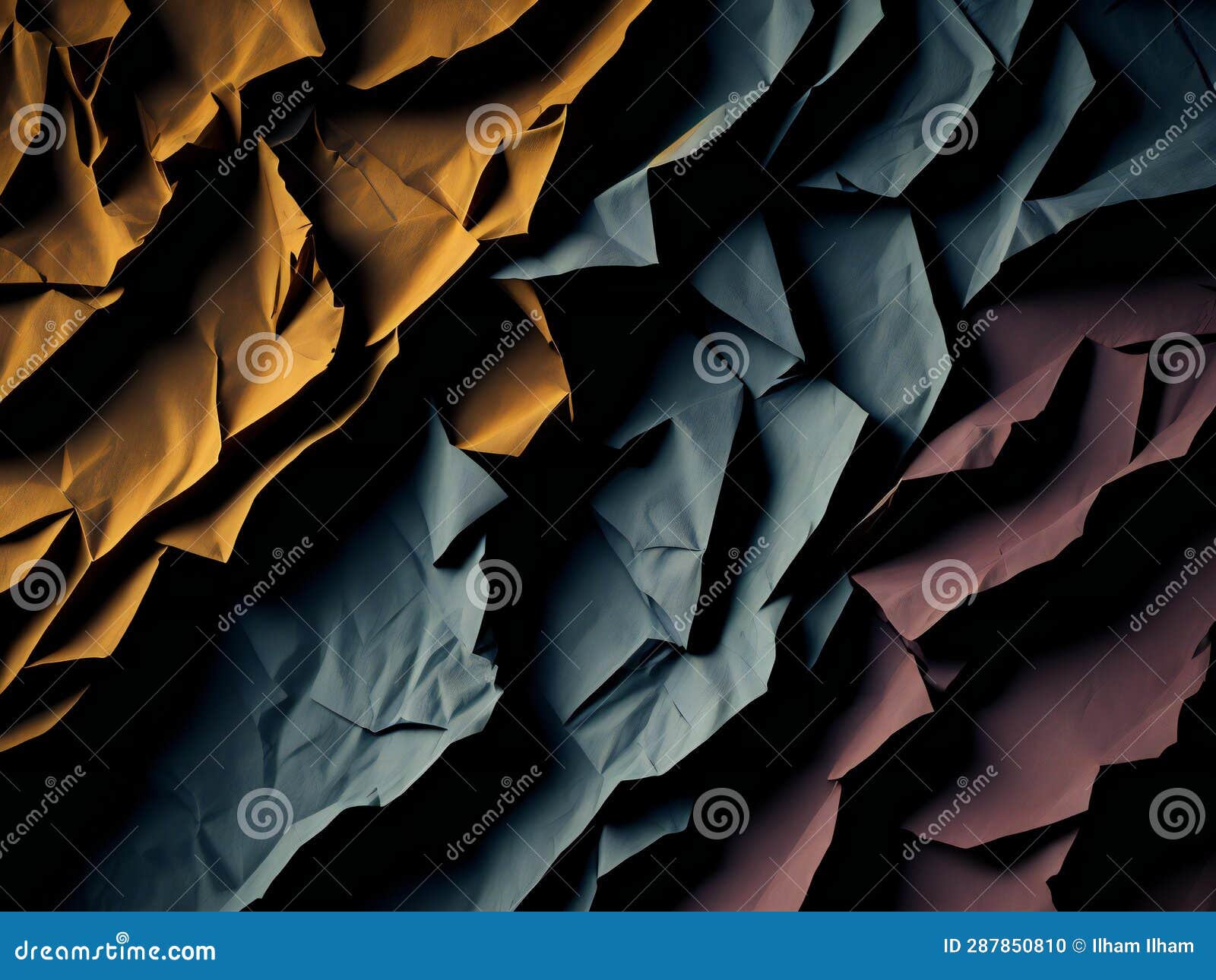 Colored Paper on Parchment Background Stock Illustration - Illustration ...