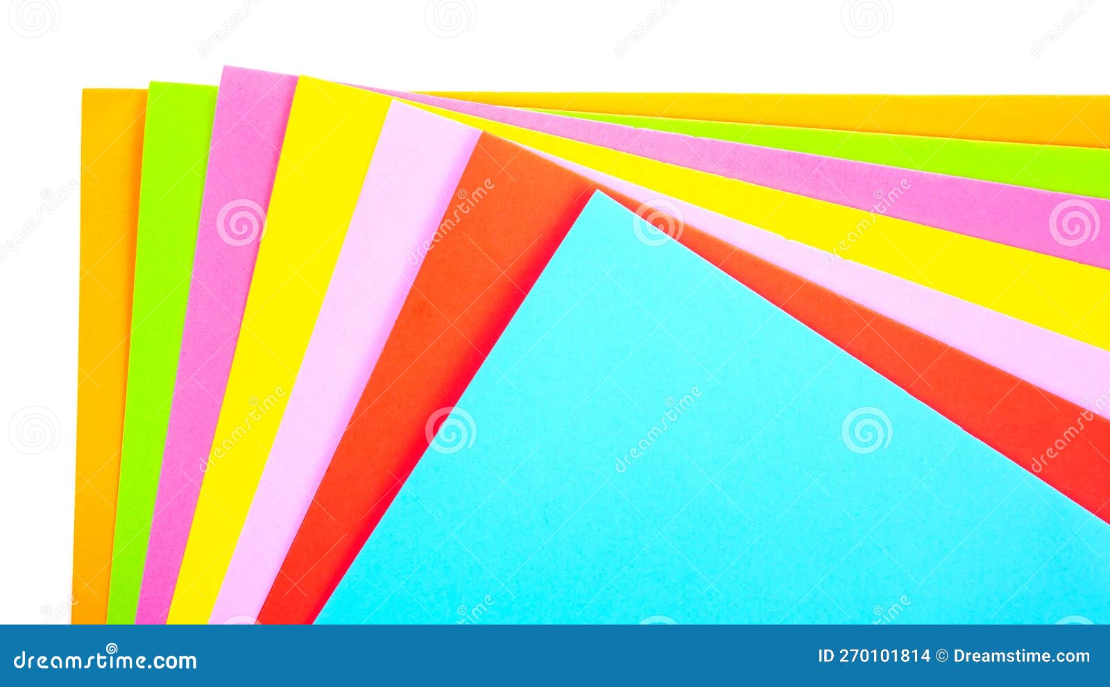 Colored Paper Set. Creativity and Creativity Stock Photo - Image of ...