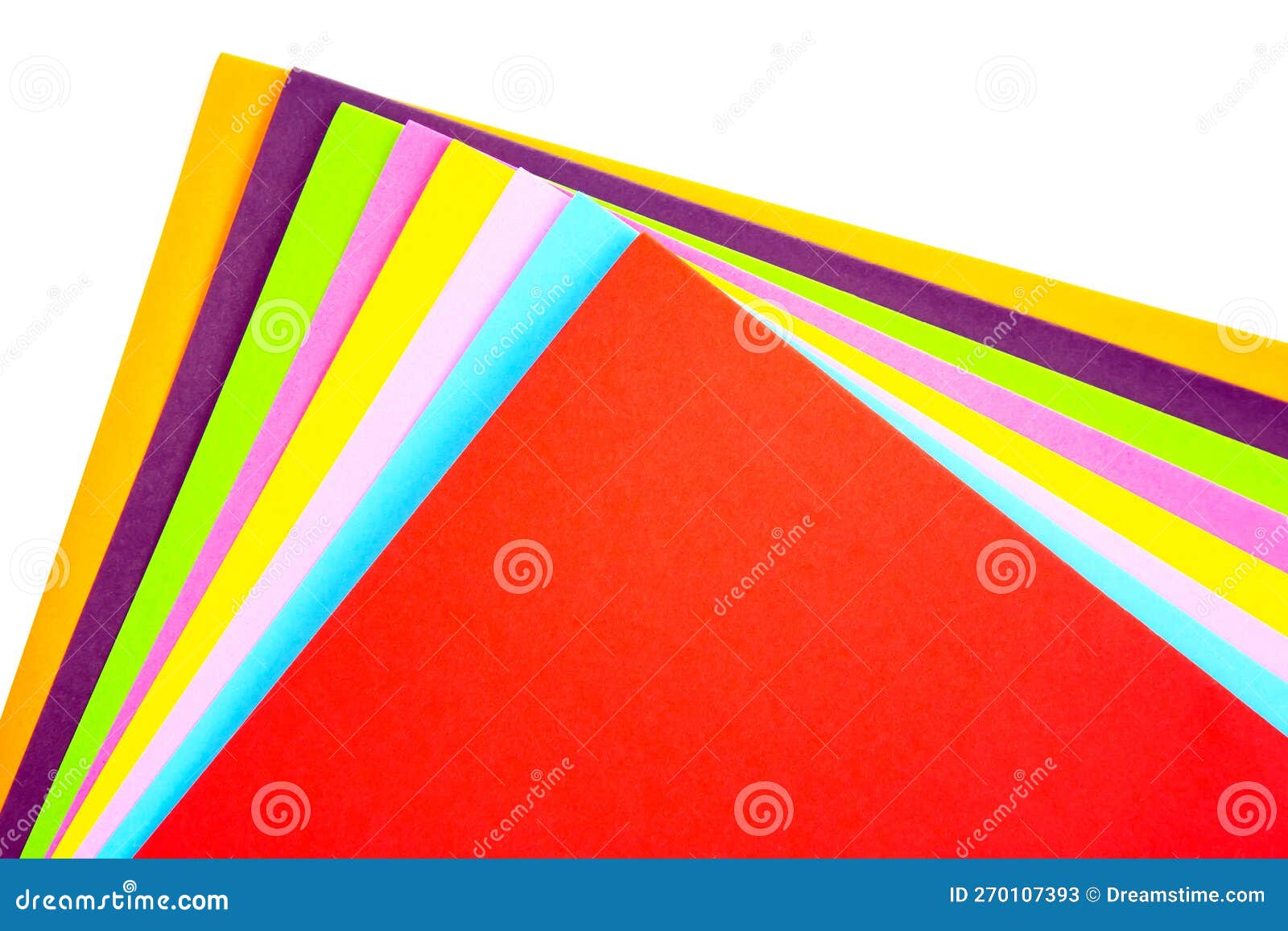 Colored Paper Set. Creativity and Creativity Stock Image - Image of ...