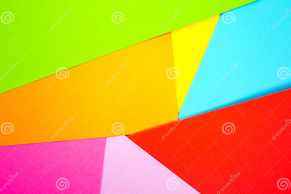 Colored Paper Set. Creativity and Creativity Stock Image - Image of ...