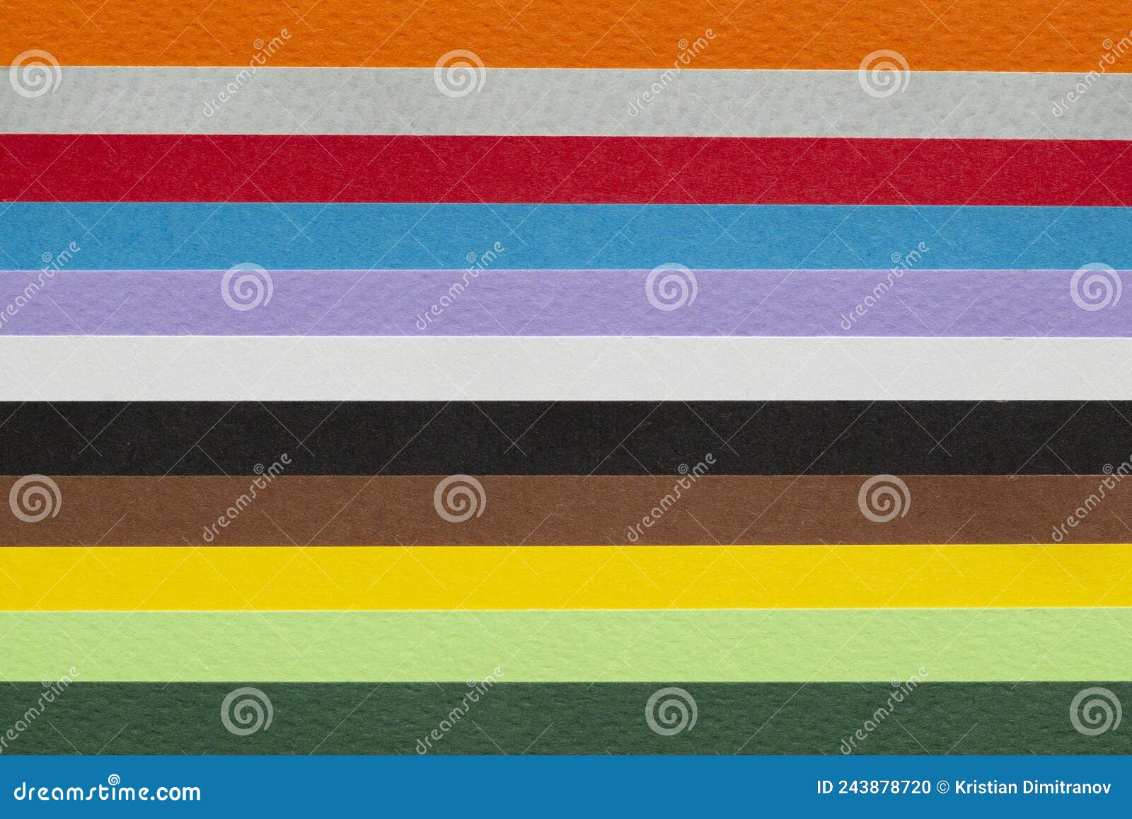 Colored paper stack stock photo. Image of closeup, cardboard - 243878720
