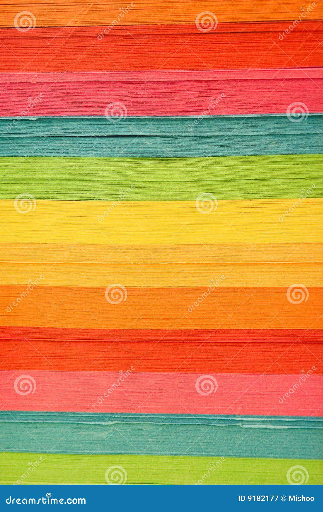Colored paper stack stock image. Image of material, creative - 9182177