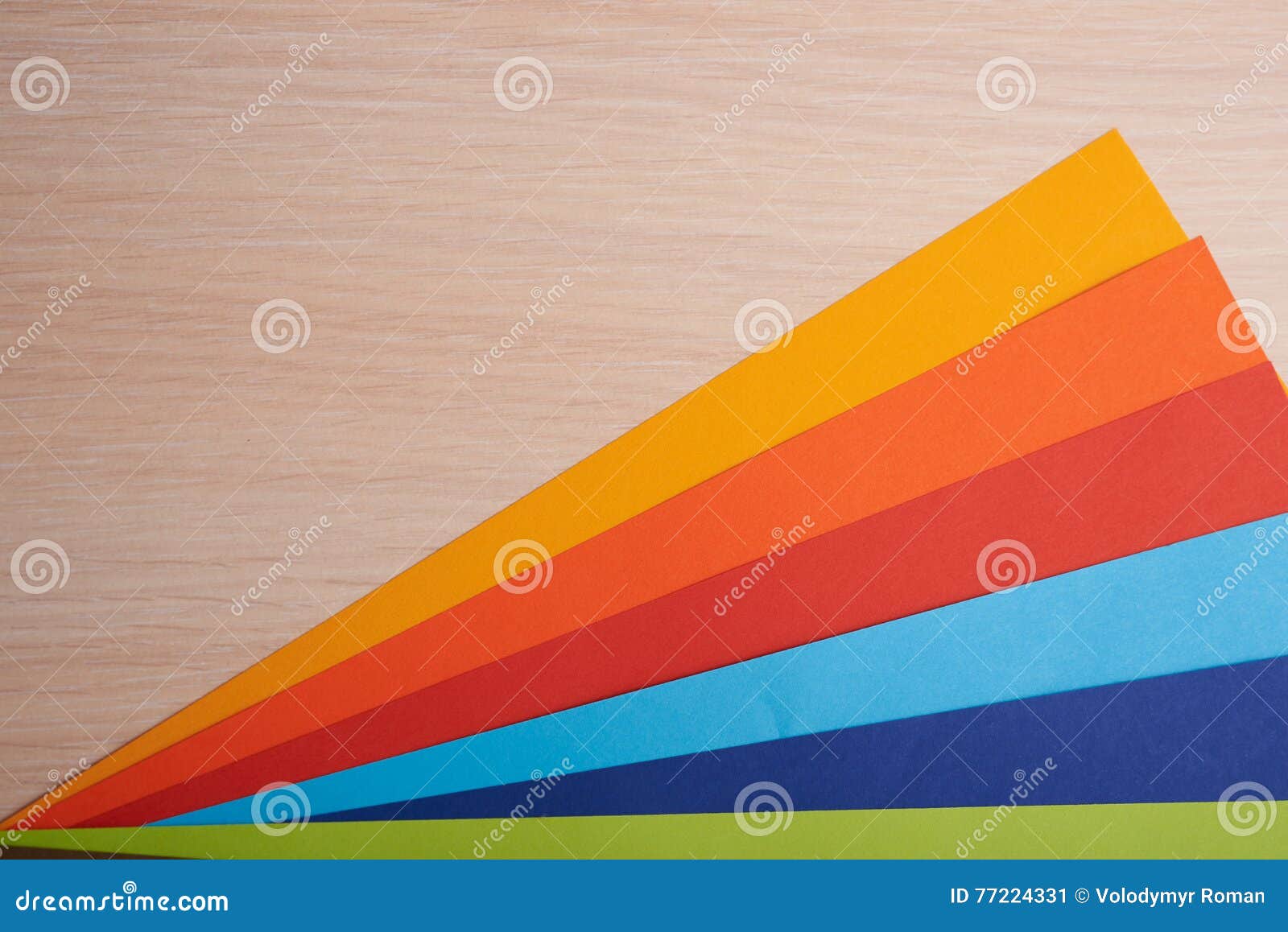 Colored paper stack stock image. Image of blue, backdrop - 77224331