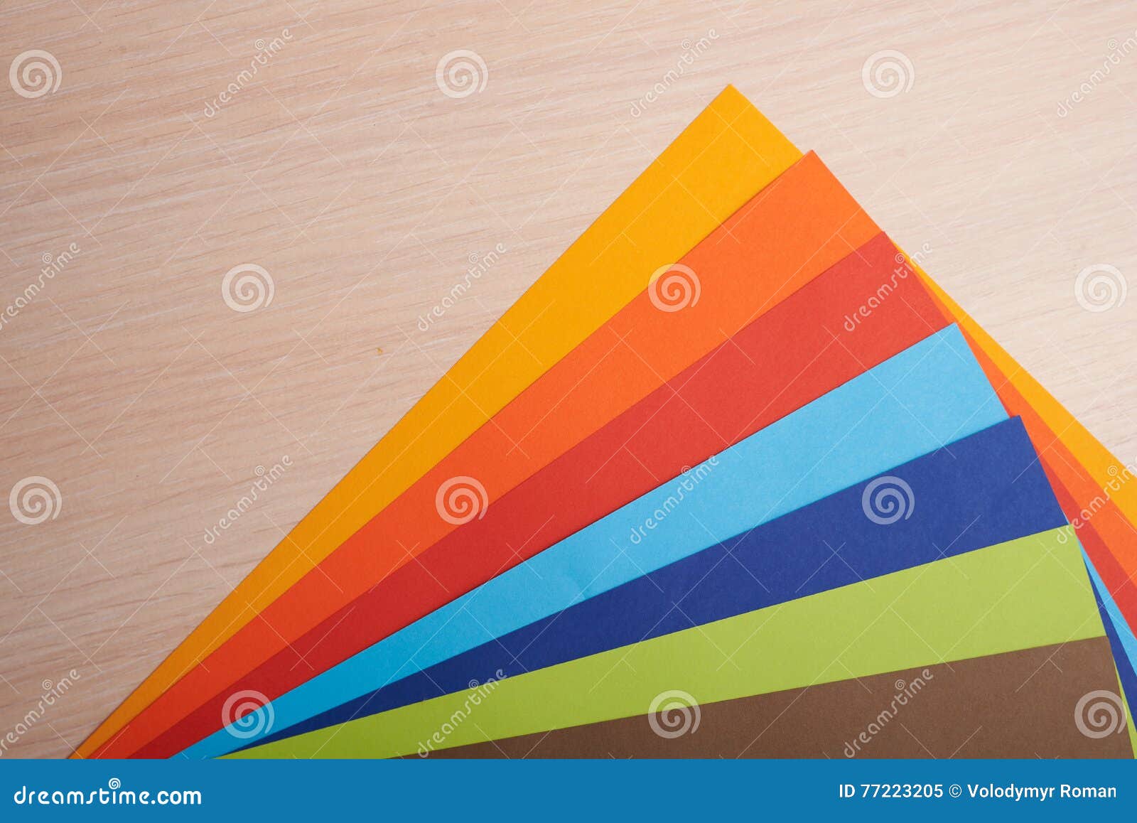 Colored paper stack stock image. Image of paper, group - 77223205