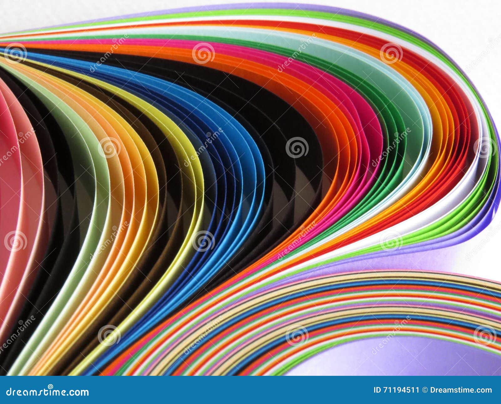 Colored Paper Strips Background Stock Illustration - Illustration of ...