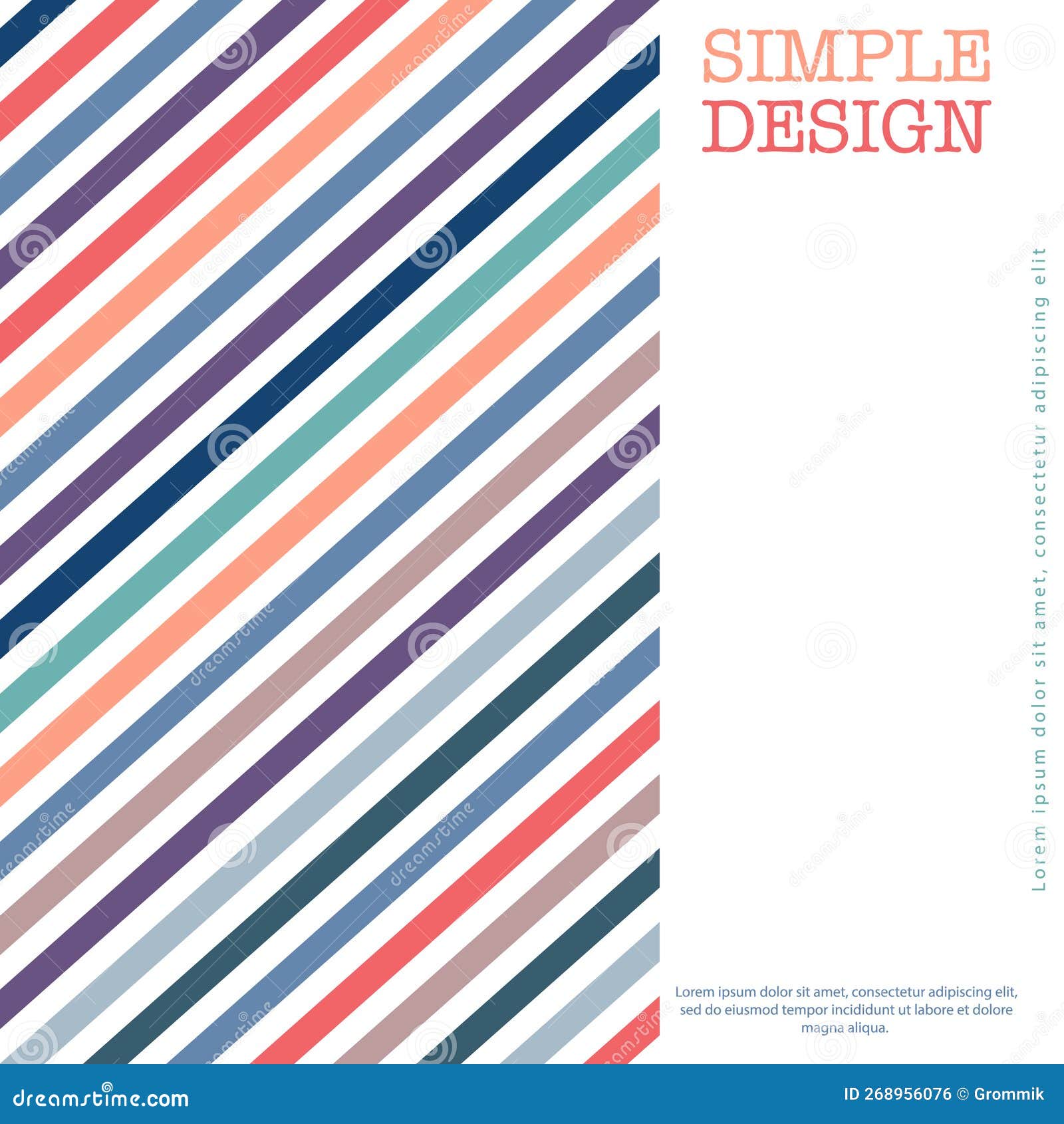 Colored Parallel Lines. the Idea for the Design of Title Pages, Covers ...