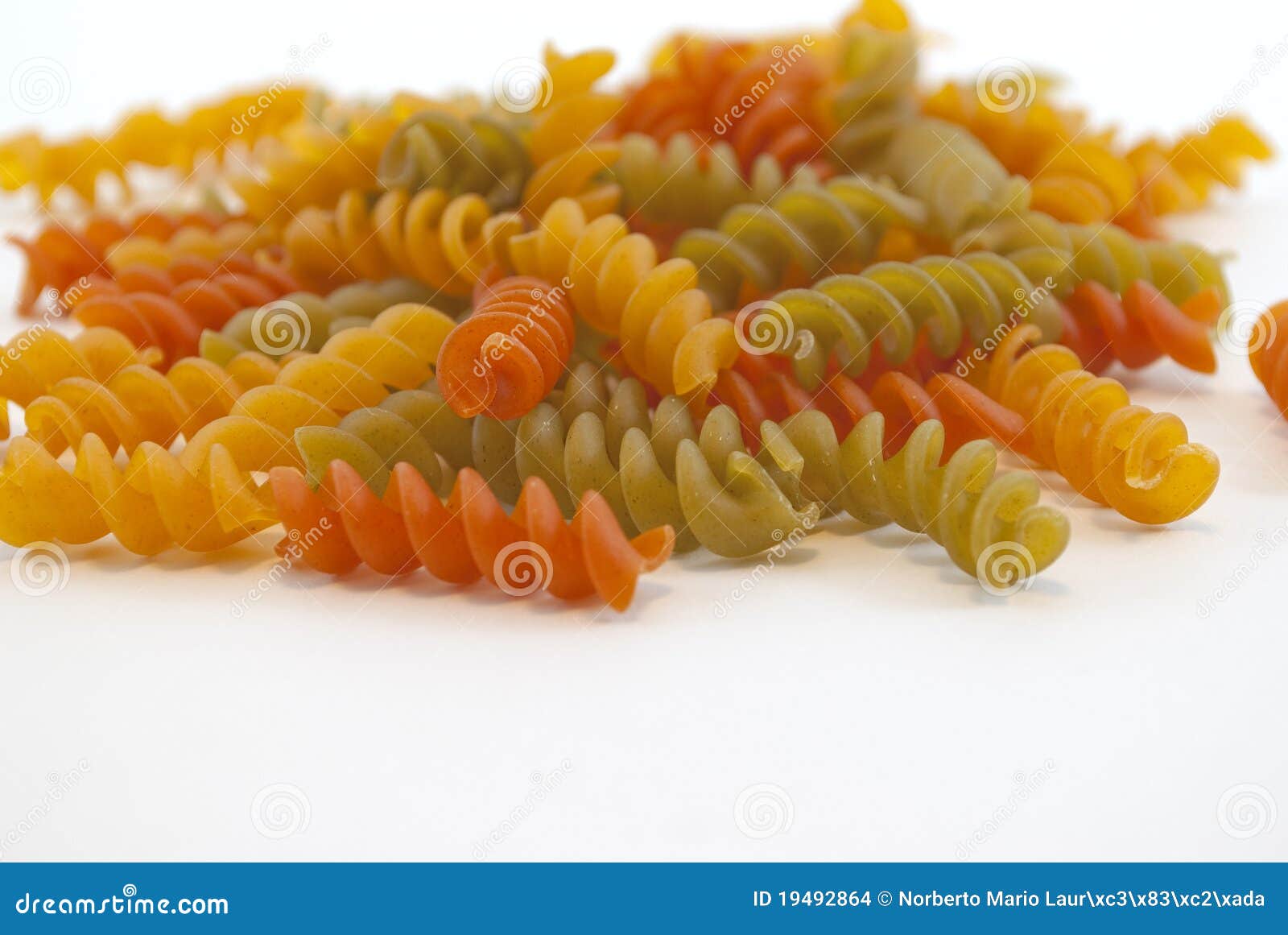 Colored pasta stock photo. Image of fresh, copy, five - 19492864