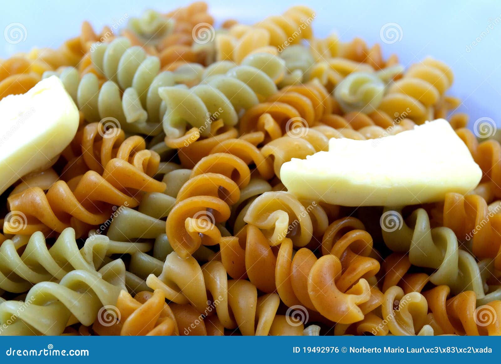 Colored pasta stock photo. Image of cooking, five, ingredient - 19492976