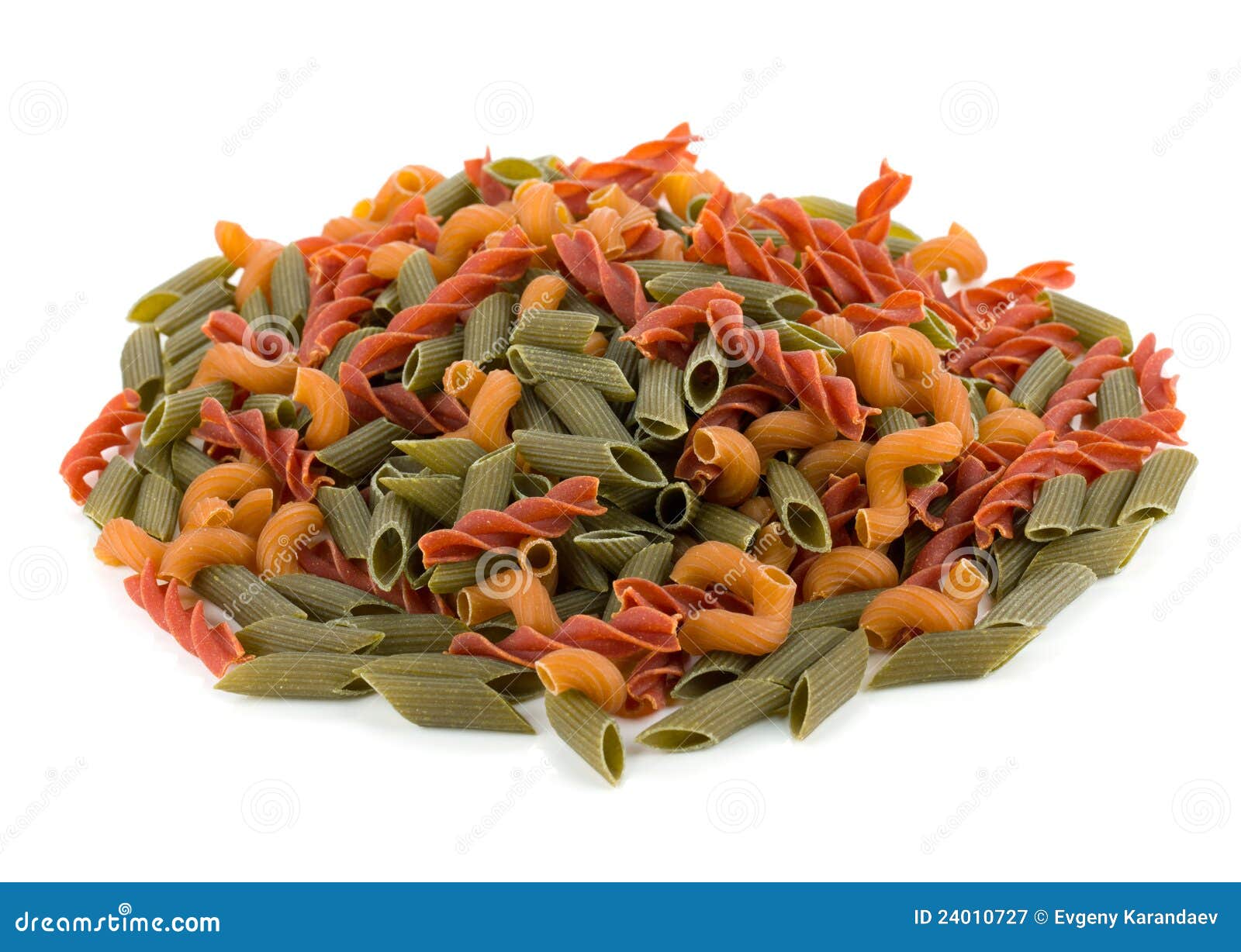 Colored pasta stock image. Image of ingredient, italy - 24010727