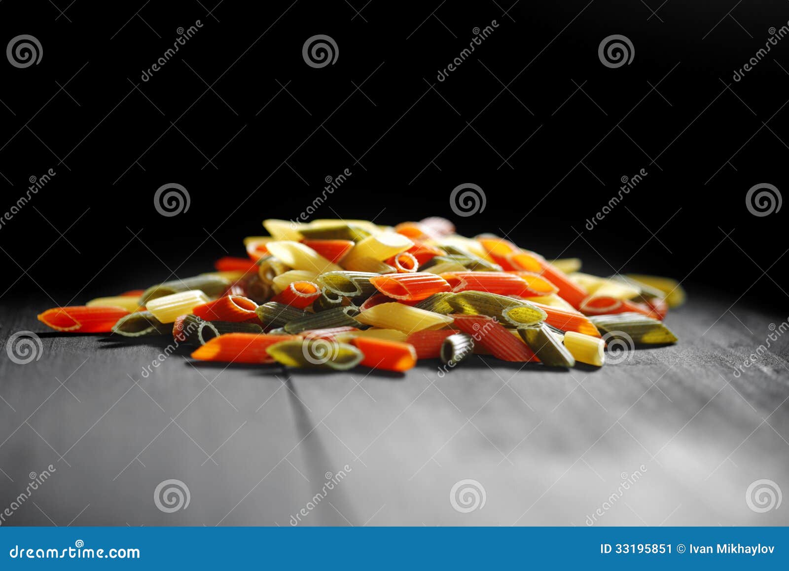 Colored pasta stock image. Image of green, flour, colourful - 33195851