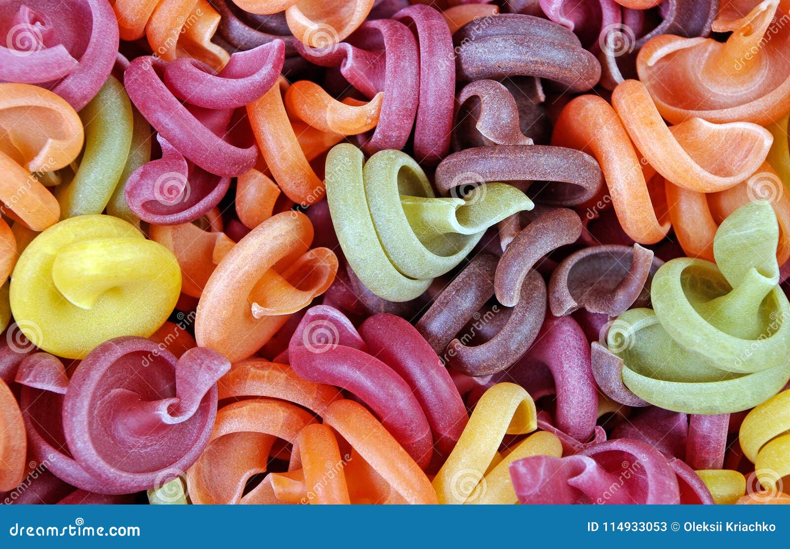 Colored Pasta Texture Background. Stock Image - Image of macaroni, food ...
