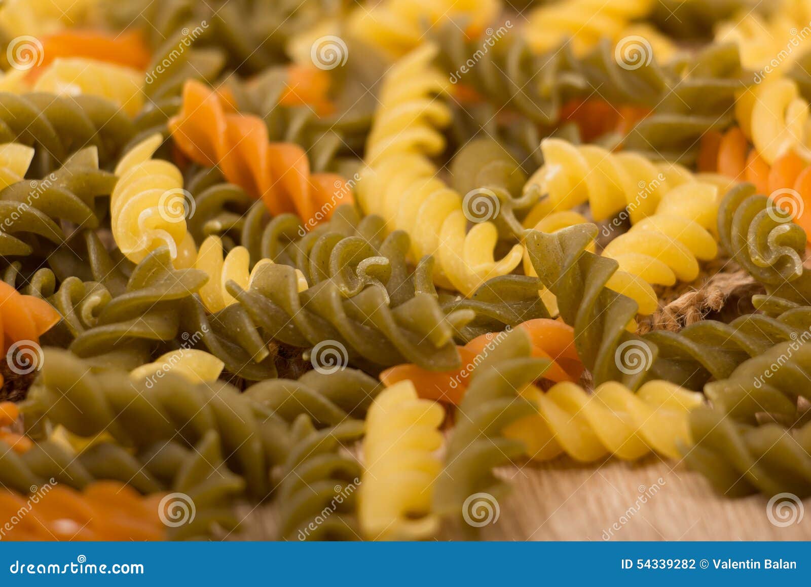 Colored pasta stock photo. Image of color, glass, tricolor - 54339282