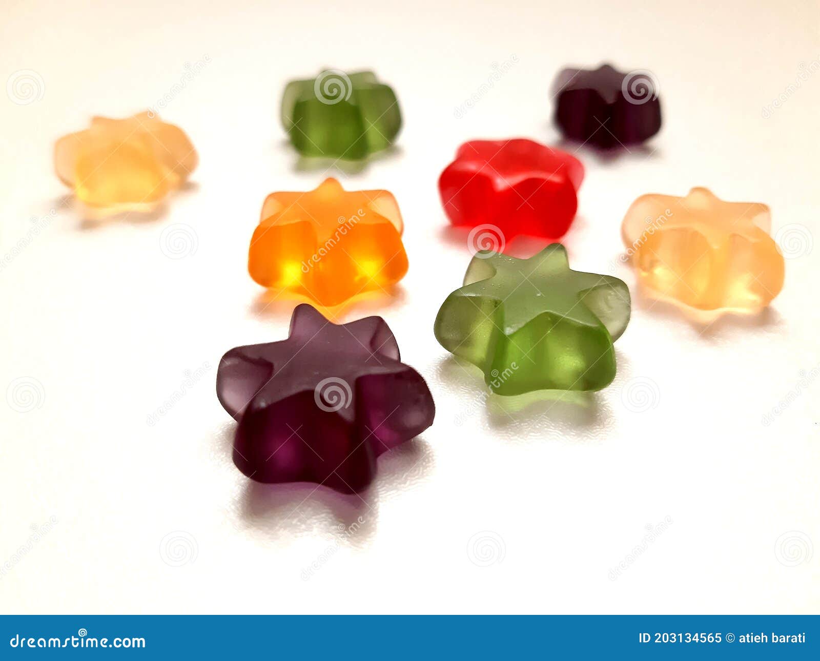 Colored pastel stars stock image. Image of yellow, food - 203134565