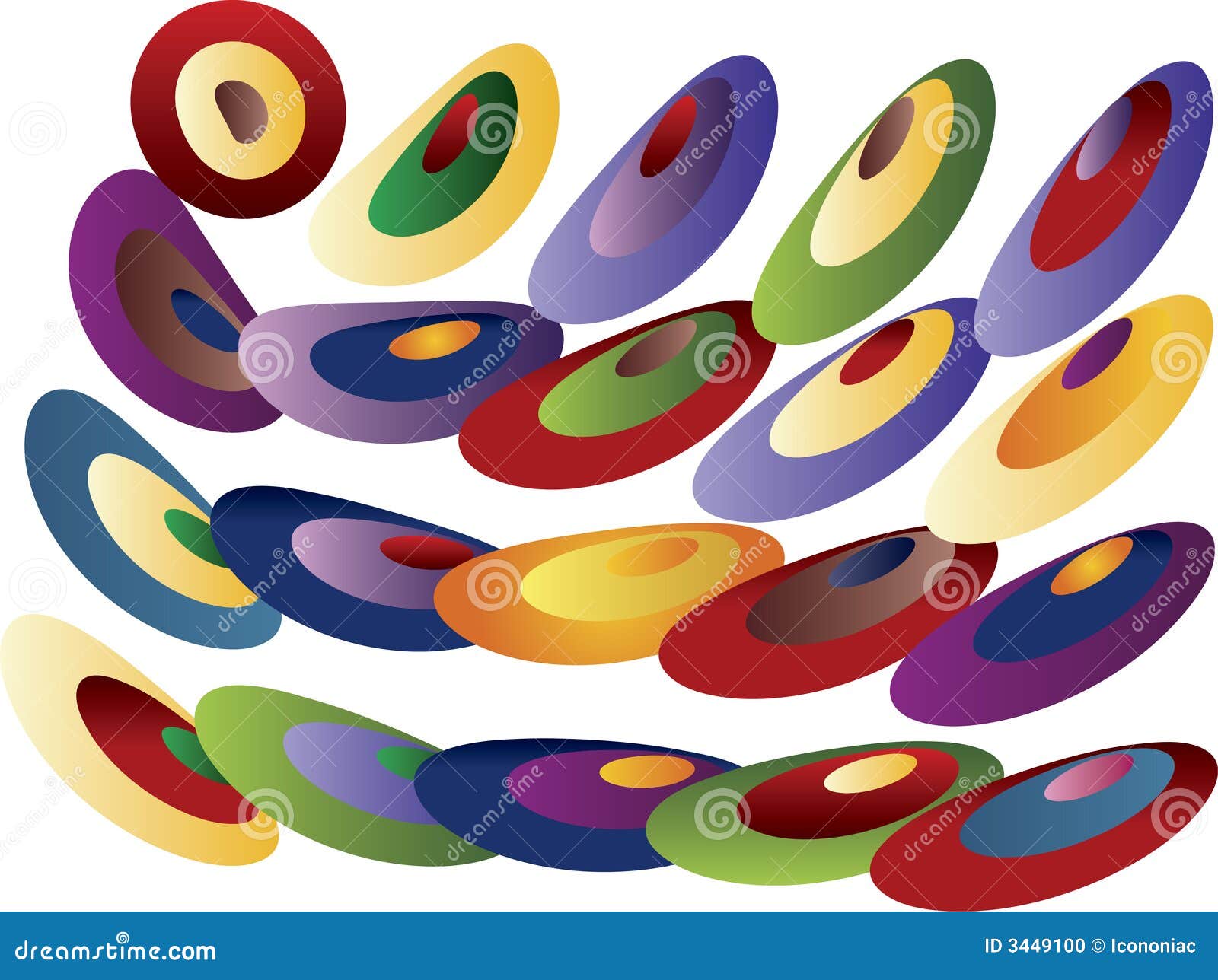 Colored pattern stock vector. Illustration of graphic - 3449100