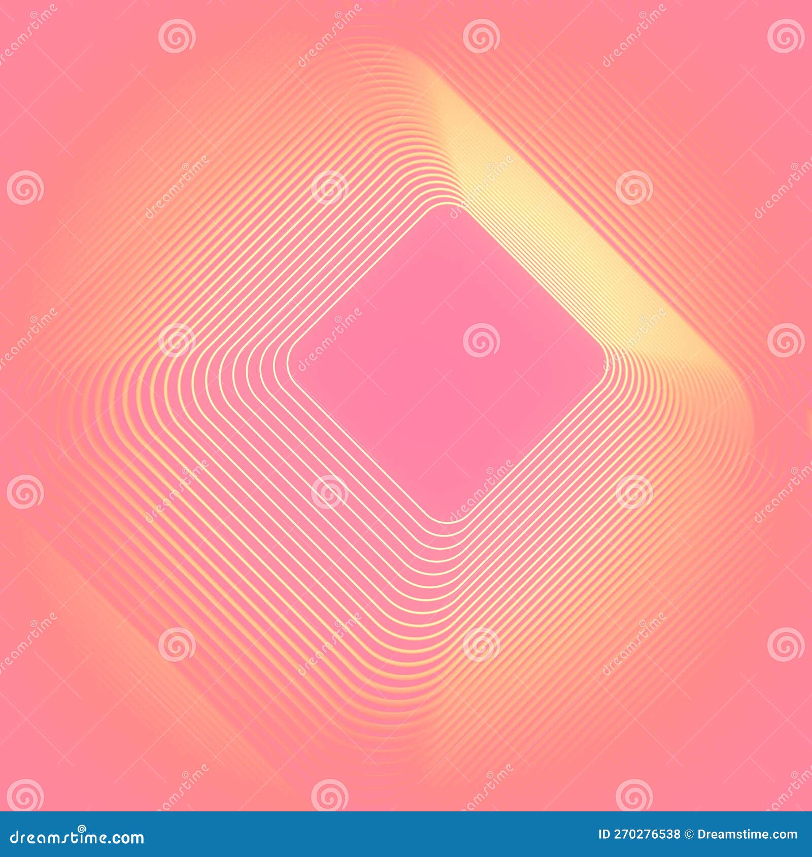 Colored Pattern of Lines, on a Pink Background. 3d Render Digital ...
