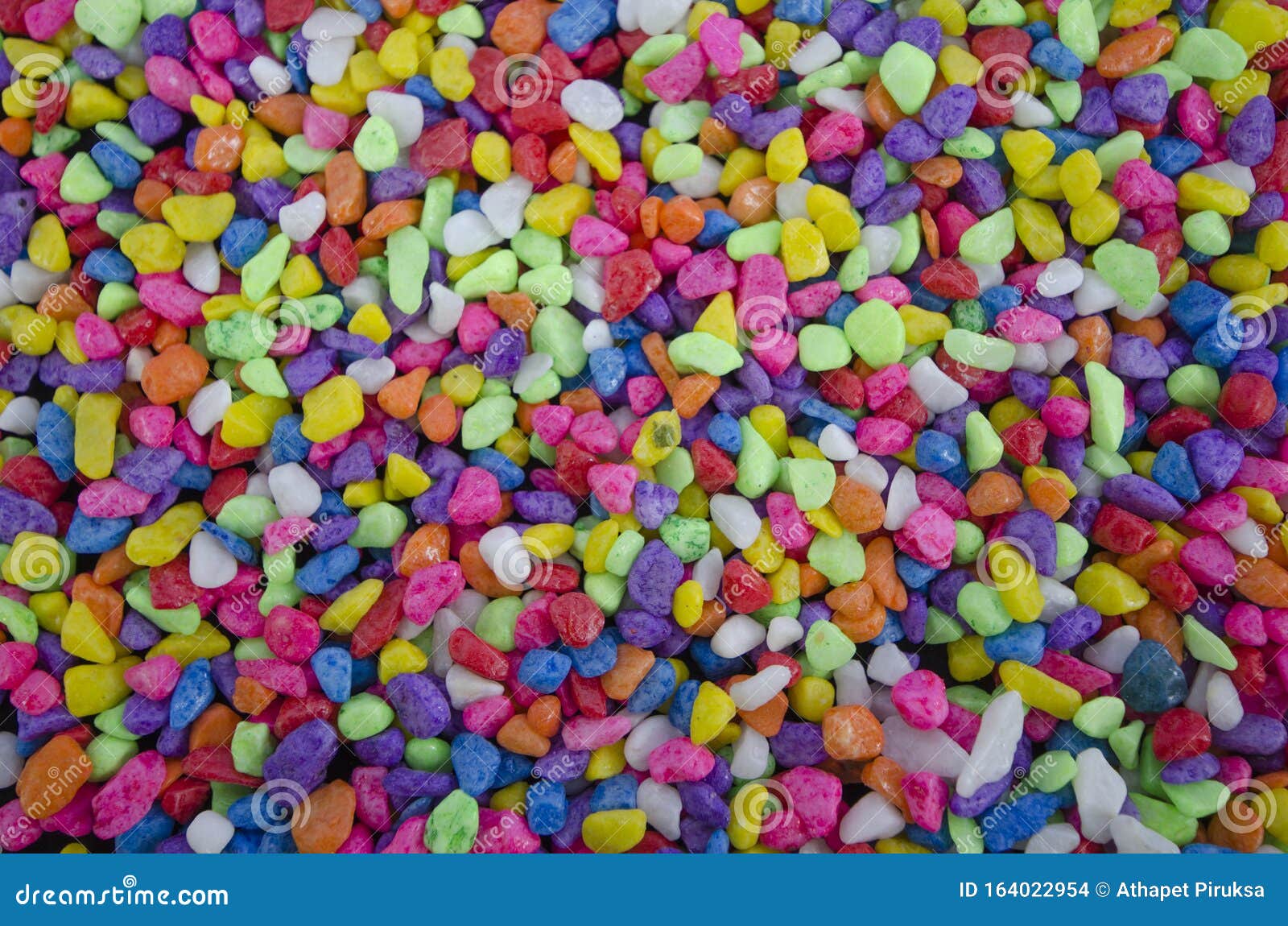 Colored Pattern of Small River Rock Top View Stock Photo - Image of ...