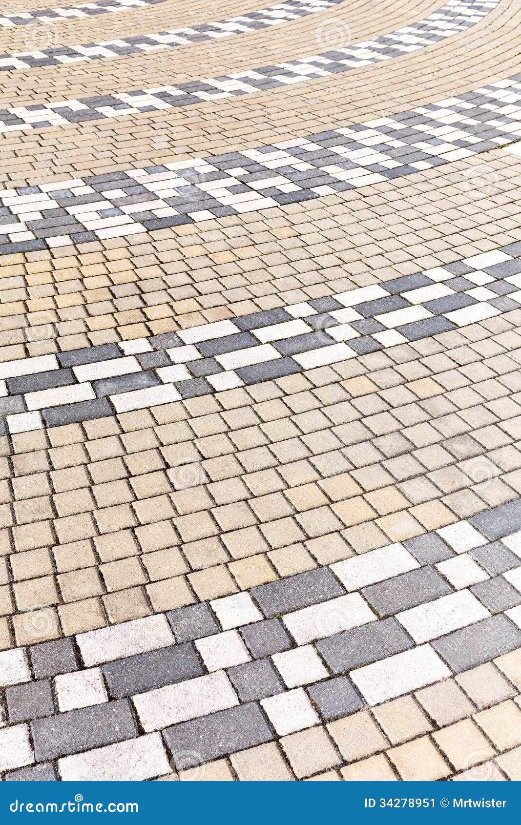 Colored pavement stock image. Image of cobblestone, surface - 34278951