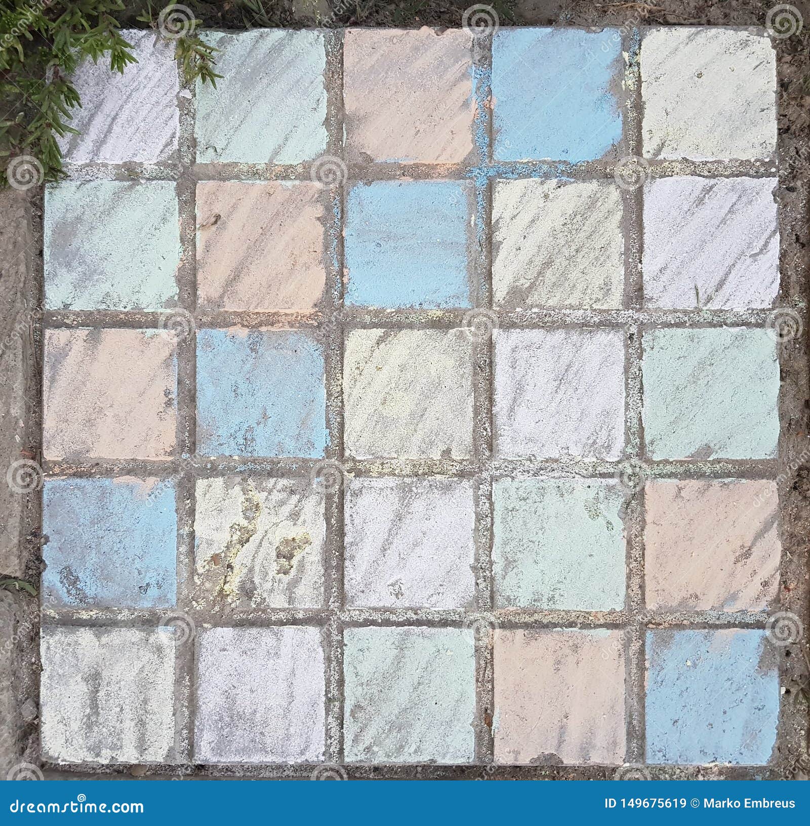 Colored pavement stock image. Image of colorful, colorfully - 149675619