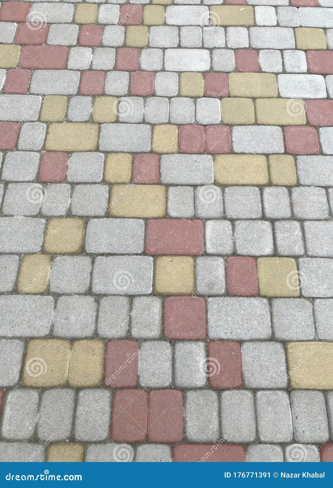 Pavement Geometry. Artistic Look In Black And White. Royalty-Free Stock ...