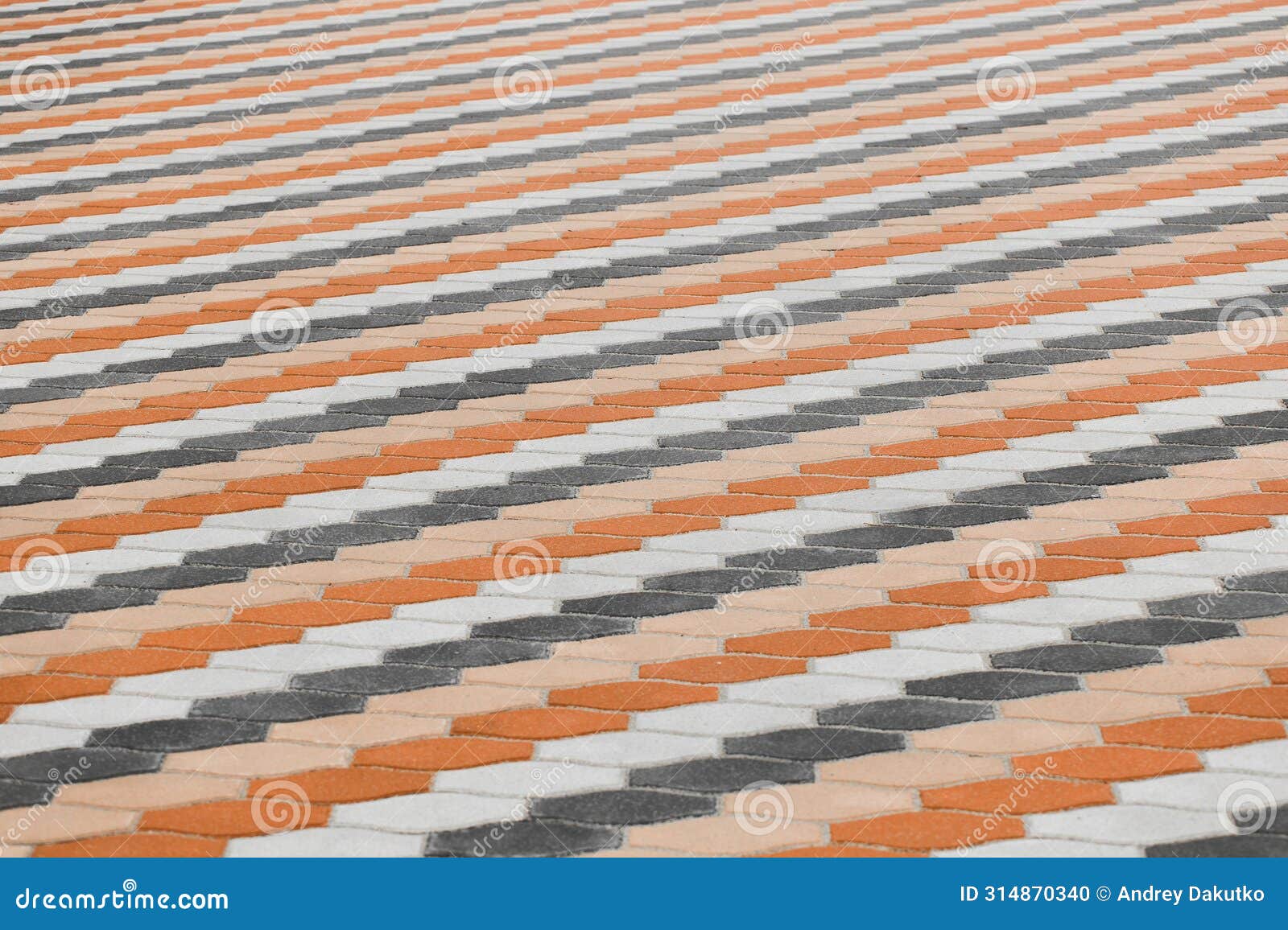 Colored Paving Slabs Stone Mosaic Abstract Pattern Surface Street Floor ...