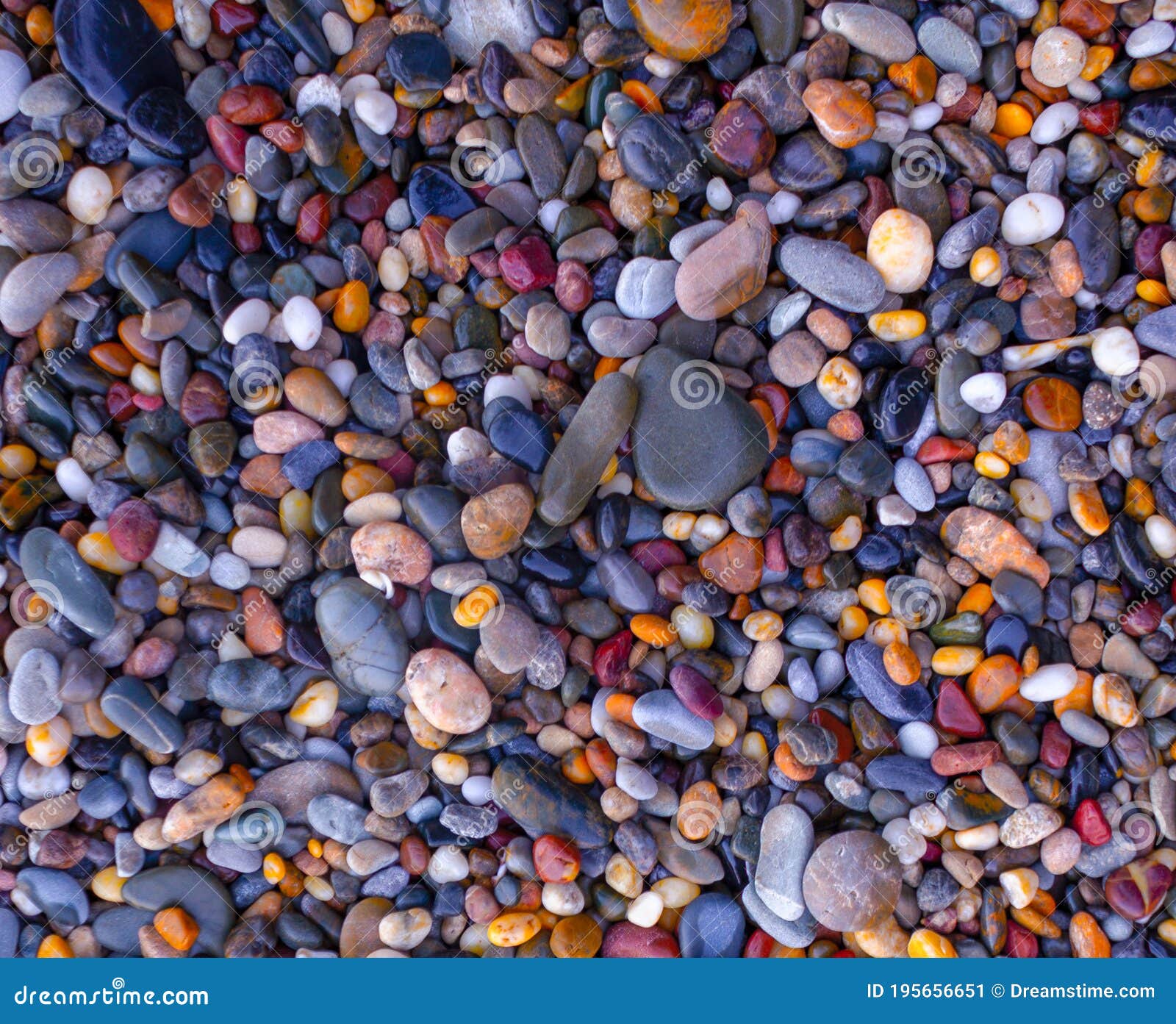 Natural Colored Pebbles on Beach Stock Image - Image of river, pebbled ...