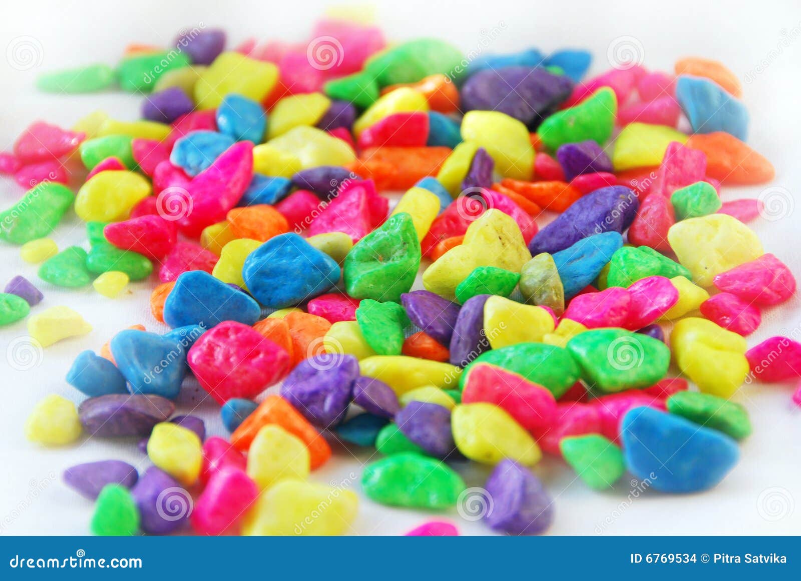 Colored Pebbles stock photo. Image of rocks, blue, multi - 6769534
